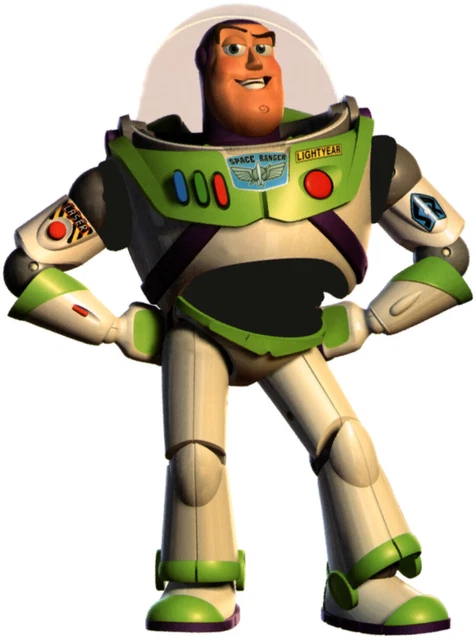 WALT DISNEYS PIXAR Toy Story BUZZ LIGHTYEAR Spaceman -Window Cling ...