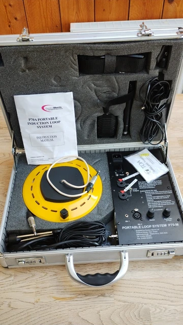 GORDON MORRIS PORTABLE Induction Hearing Loop System P70-M Hearing Aid ...