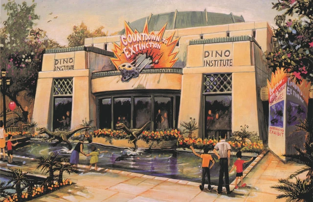 COUNTDOWN TO EXTINCTION Concept Art Disney Animal Kingdom GLOSSY 13x19 ...