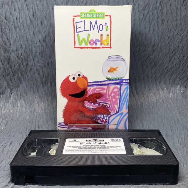SESAME STREET ELMO'S World VHS 2000 Tape 3 Elmo Episodes for Children ...