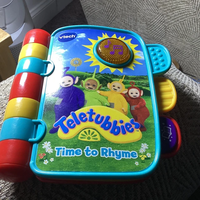 VTECH TELETUBBIES TIME To Rhyme Interactive Electronic Book Lights ...