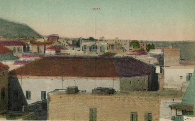 CARTOLINA ISRAELE PALESTINA, HAIFA, Vista parziale (1910) Farsoun EUR ...