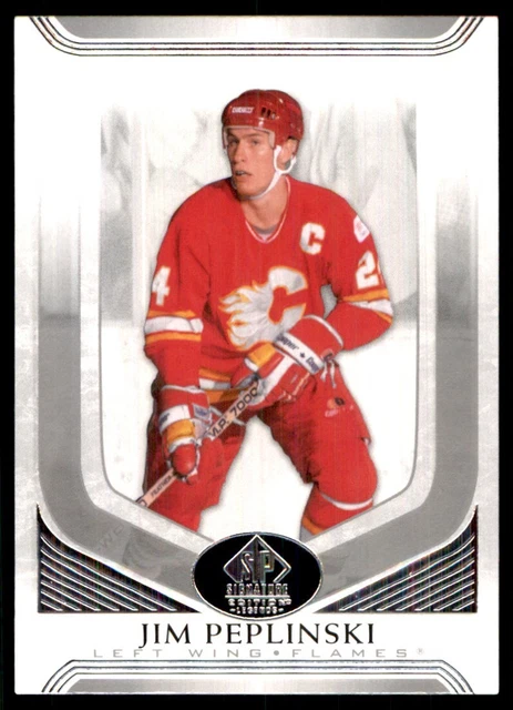 2020-21 SP SIGNATURE Edition Legends Jim Peplinski Calgary Flames #153 ...