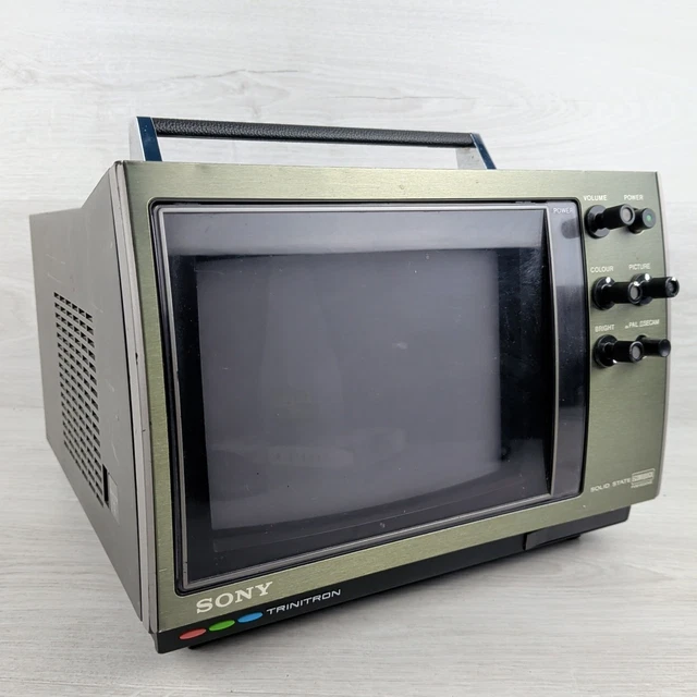 SONY PVM-9000ME TRINITRON 9" Monitor Rare Collectable CRT Pro Working ...