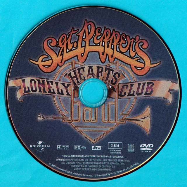 SGT. PEPPER´S LONELY Hearts Club Band / 1978 / Rar / DVD von 2003 ...