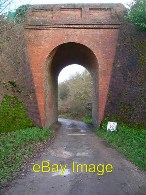 PHOTO 6X4 RAILWAY Bridge near Mill Place Farm Charlwood Carrying both ...