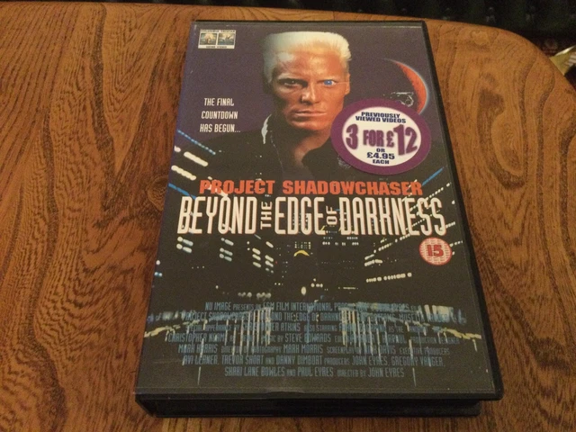 PROJECT SHADOWCHASER VHS BEYOND the EDGE of DARKNESS BIG BOX Ex Rental ...