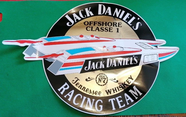 RARE OBJET PUBLICITAIRE : Autocollant Jack Daniel’s Whiskey Racing Team ...