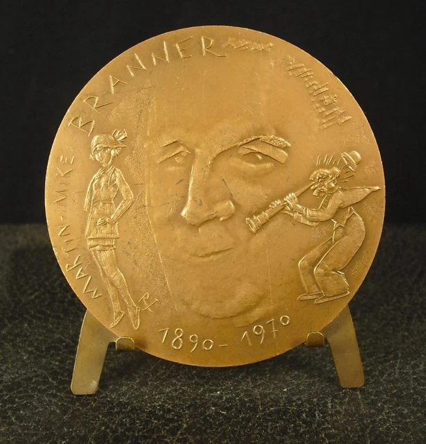 MÉDAILLE BICOT SUZY Perry Winnie /Martin Branner Comics dessinateur R ...