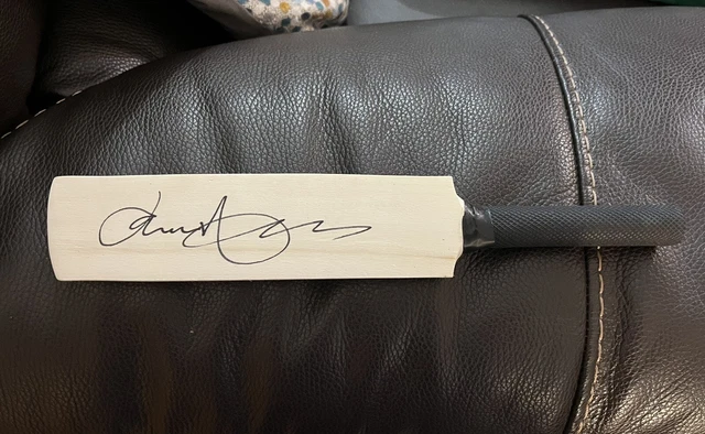 JAMES ANDERSON SIGNED Cricket Bat England Cricket Autograph Ashes £60. ...