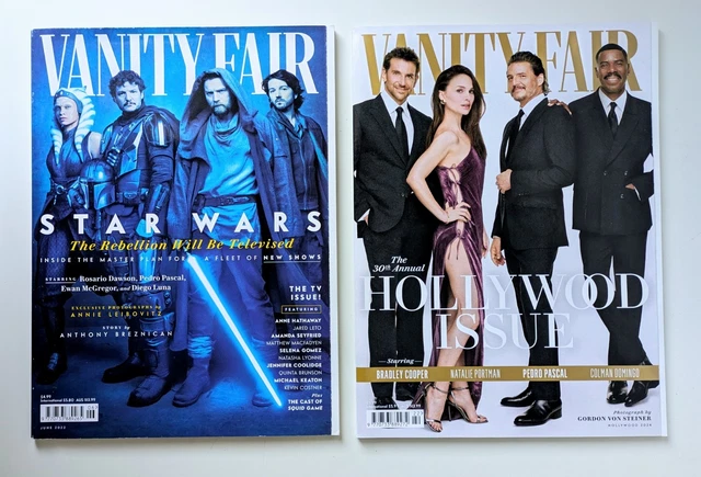 VANITY FAIR MAGAZINES Pedro Pascal Star Wars Cover June 2022 and ...