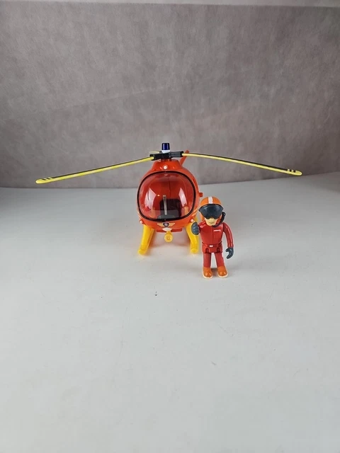 FIREMAN SAM HELICOPTER, Figure, Toy, Cbeebies, Spinning Blades, £18.50 ...