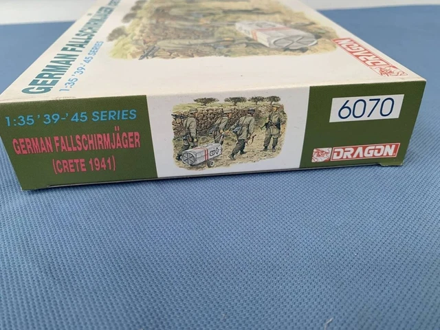 1/35 DRAGON GERMAN Paratrooper Operation Merkur Crete 1941 Hasegawa ...