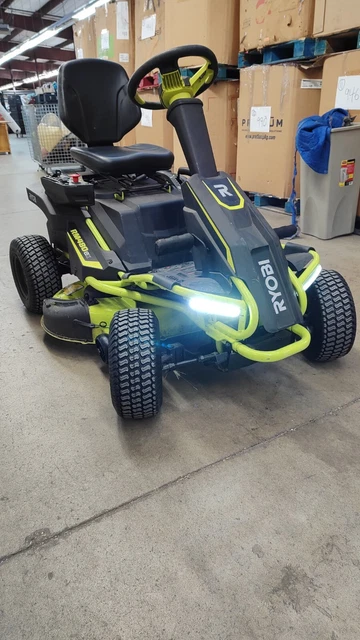 RYOBI RM480EX ELECTRIC Riding Lawn Mower w/ SC-48 Charger LOCAL PICKUP ...