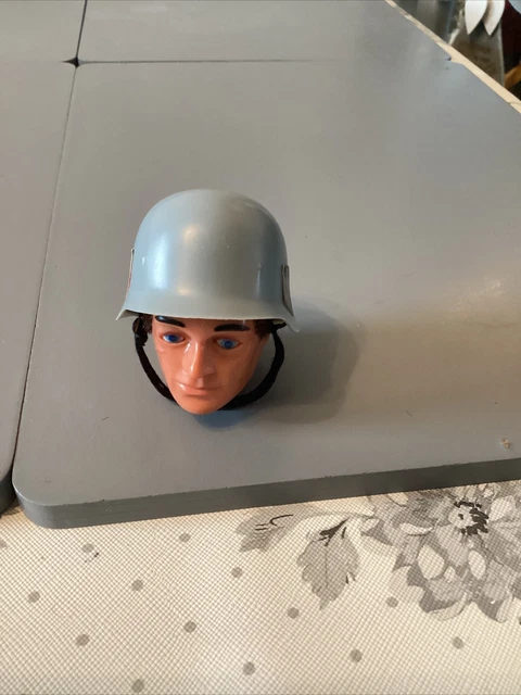VINTAGE ACTION MAN german stormtrooper Helmet £15.00 - PicClick UK