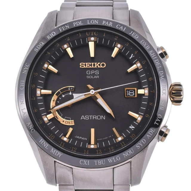 Seiko Astron Titanio 8x22 0ag0 2 Sbxb087 Gps Radio Solare Uomo Q 124437