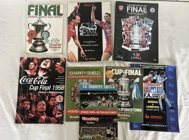 COLLECTION OF 8 Cup Final Match Programmes £30.00 - PicClick UK