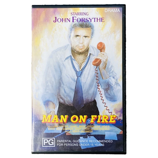 VHS VIDEO MAN On Fire 1987 Fremantle Big Box Release Starring John ...