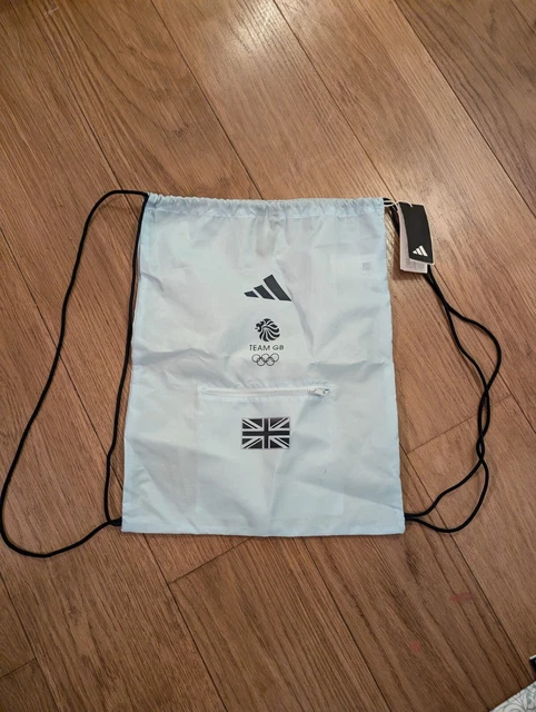 OFFICIAL TEAM GB Paris 2024 Olympic Games Adidas Draw String Gym Bag ...