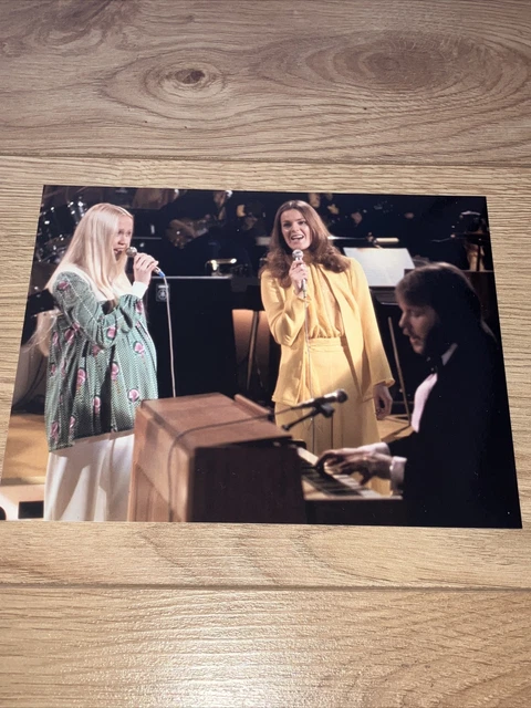 ABBA PHOTOGRAPH - Agnetha Fältskog, Benny Andersson and Anni-Frid ...