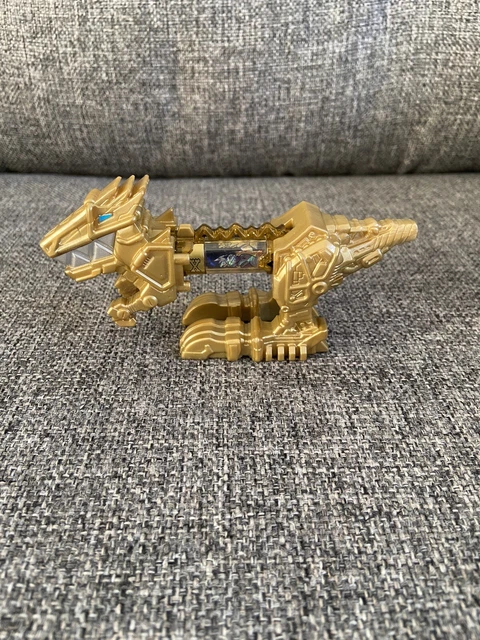 POWER RANGERS DINO Charge Gold T-Rex mini morpher holder gold Energem £ ...