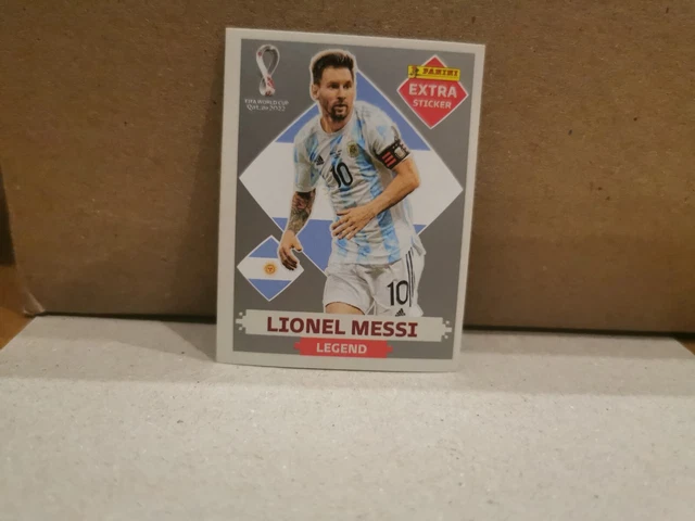 LIONEL MESSI PANINI Qatar Album 2022 FIFA World Cup EXTRA STICKER LEGEND SILVER £40.00 - PicClick UK