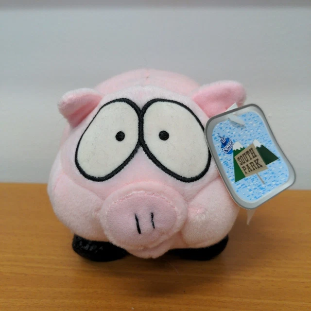 SOUTH PARK CARTMAN'S Pig Fluffy Plush Toy 1998 4" With Tags £45.00 ...