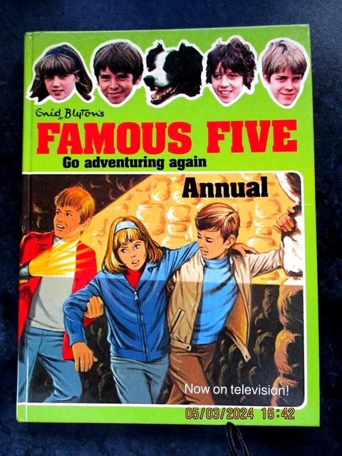 ENID BLYTON'S FAMOUS Five Annual Go Adventuring Again 1978 Blyton ...