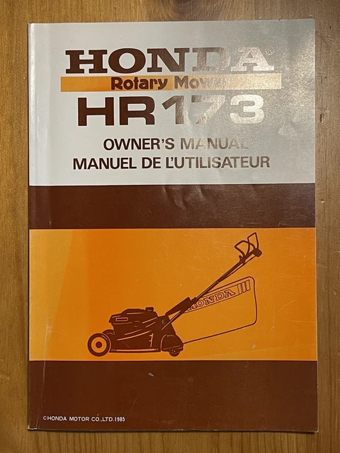 Honda hr173 manual store