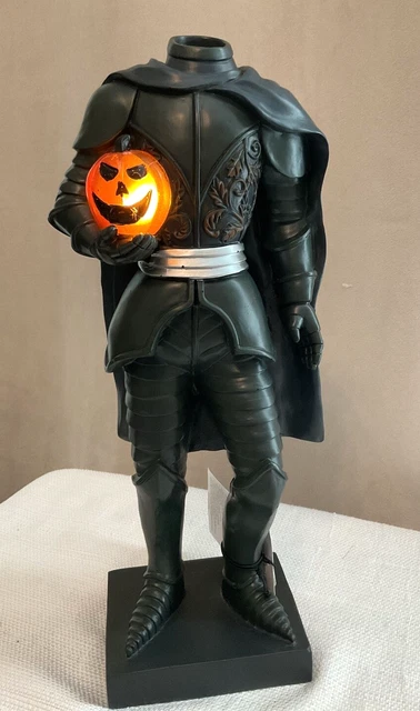 HALLOWEEN 15& SLEEPY Hollow Headless Horseman Soldier Knight LED Light ...