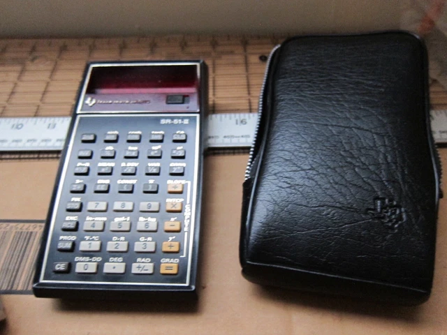 VINTAGE TEXAS INSTRUMENTS SR-51-II im Koffer professioneller ...