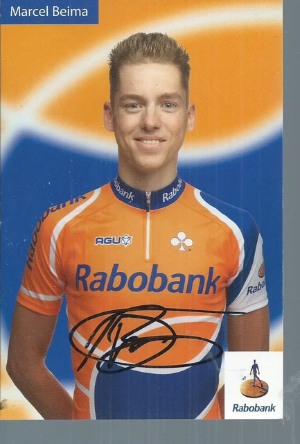 TOUR DE FRANCE CYCLISME autographe de BEIMA MARCEL team RABOBANK EUR 1 ...