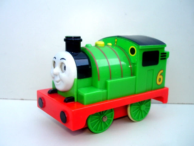 THOMAS THE TANK Engine Pull & Go Friction Percy Steam Train No. 6 ...
