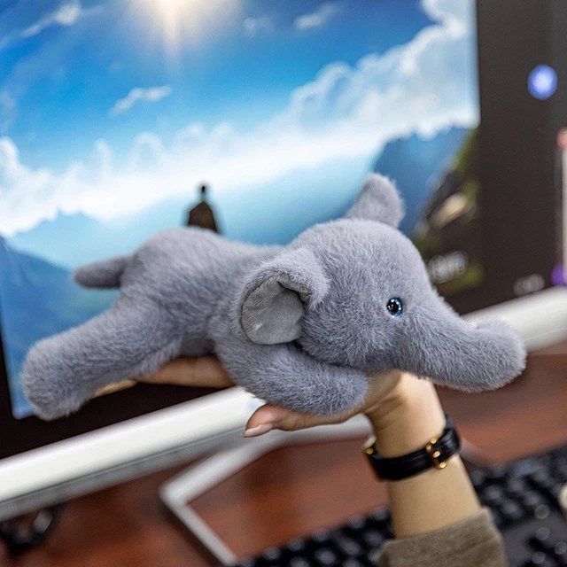 CARTOON ELEPHANT PLUSH Toy Soft Short Pile For Kids And Collectors $20. ...