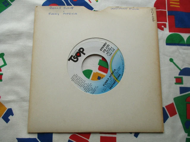 INSTANT FUNK FUNKY Africa / Philly Jump Original 1976 Tsop Records Usa ...