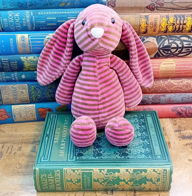 JELLYCAT HEIDI STRIPED Bashful Bunny Special Edition Soft Plush Rabbit ...