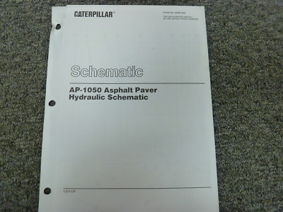 CATERPILLAR CAT AP1050 Asphalt Paver Vehicle Systems Disassembly ...
