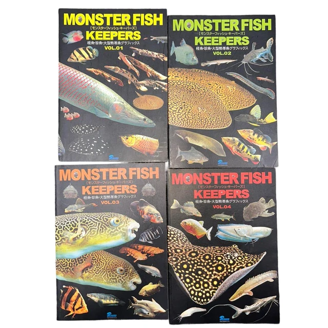 MONSTER FISH KEEPERS vol.1-4 AQUA LIFE Set of 7 Japanese Book Magazine ...