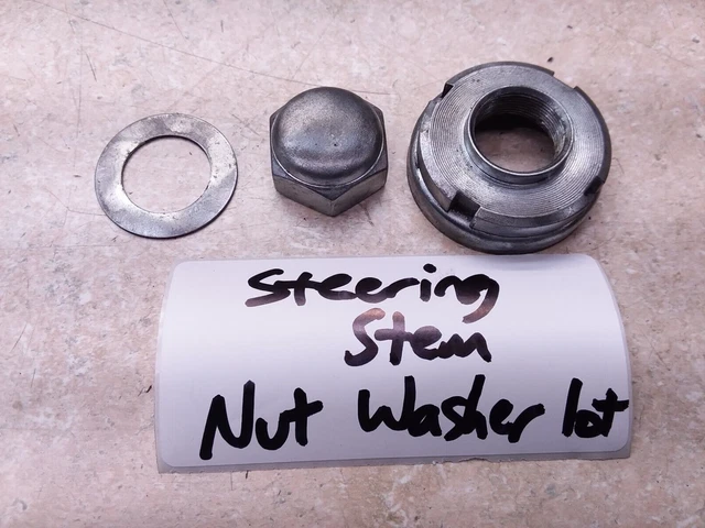 HONDA 125 CB CB125 CB125S Steering Stem Nut Lot 1980 ANX-C45 £19.91 ...