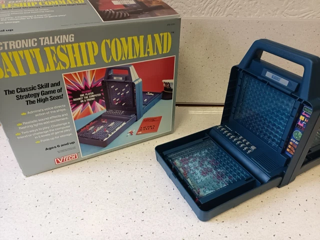 VTECH ELECTRONIC TALKING Battleship Command Vintage 1990s Strategy Game ...