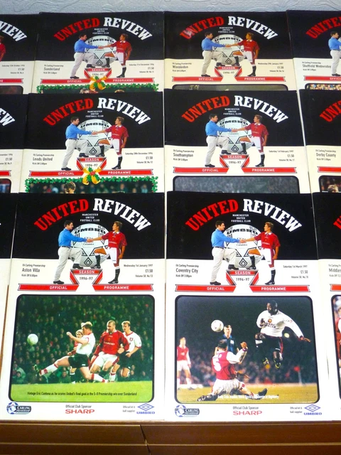 1996/97***ERIC CANTONAS LAST Season***17 Out Of 28 Manchester United ...