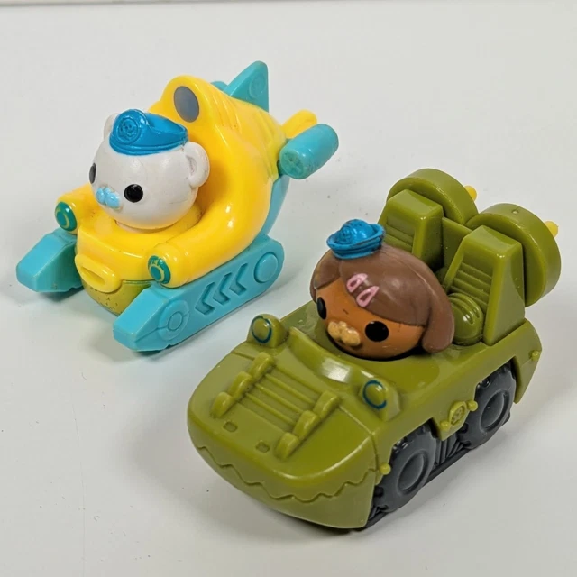 OCTONAUTS MINI SPEEDERS x 2 Captain Barnacles in Gup U and Dashi in Gup ...