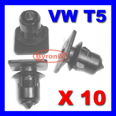 VW T5 TRANSPORTER Roof Trim Strip Panel Lining Clips Interior X10 £4.25 ...