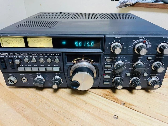 YAESU FT-102S ALL-MODE HF Ham Radio Transceiver for Basestation Used ...
