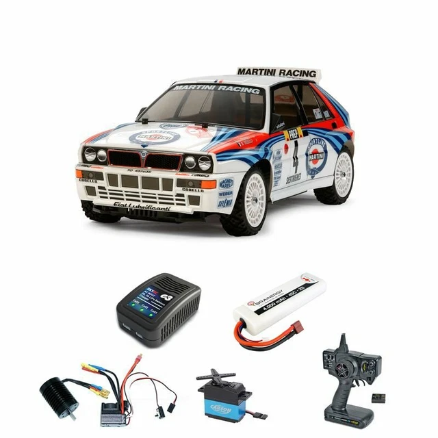 TAMIYA LANCIA DELTA HF Integrale 1:10 XV-01 Set Completo Brushless ...