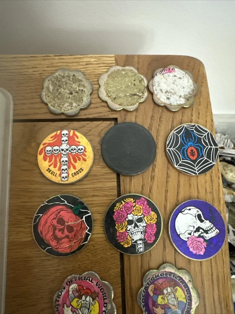 LARGE COLLECTION VINTAGE Pogs slammers metal slammers Chupa Chups £29. ...