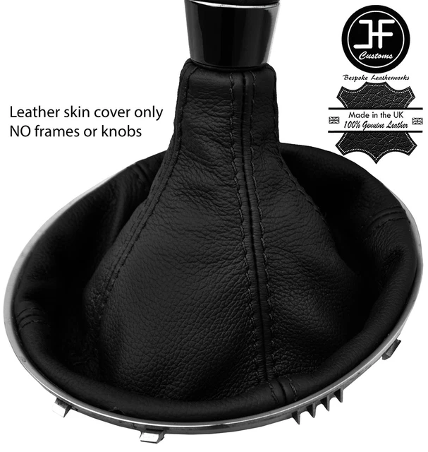 BLACK STITCH REAL Leather 5 Speed Manual Gear Gaiter For Subaru Outback ...