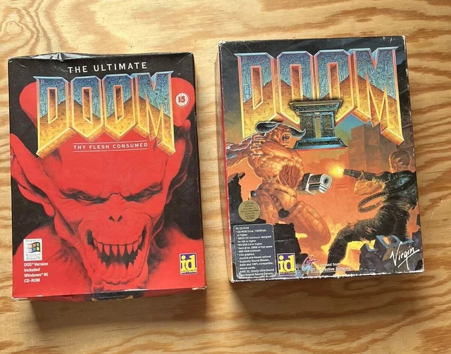 DOOM & DOOM II For PC Windows 95/98. £70.42 - PicClick UK