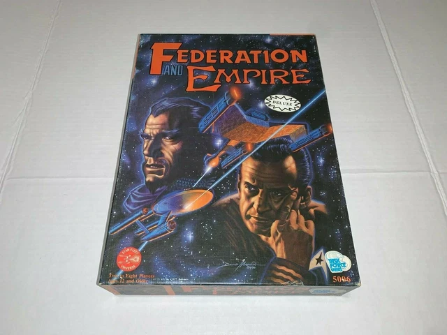 VINTAGE 1986 FEDERATION AND EMPIRE Board Game RPG STAR TREK MOSTLY ...