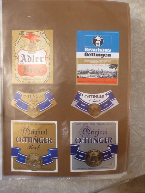 ORIGINAL OTTINGER 4 Different West German Beer Labels 2 $8.00 - PicClick AU